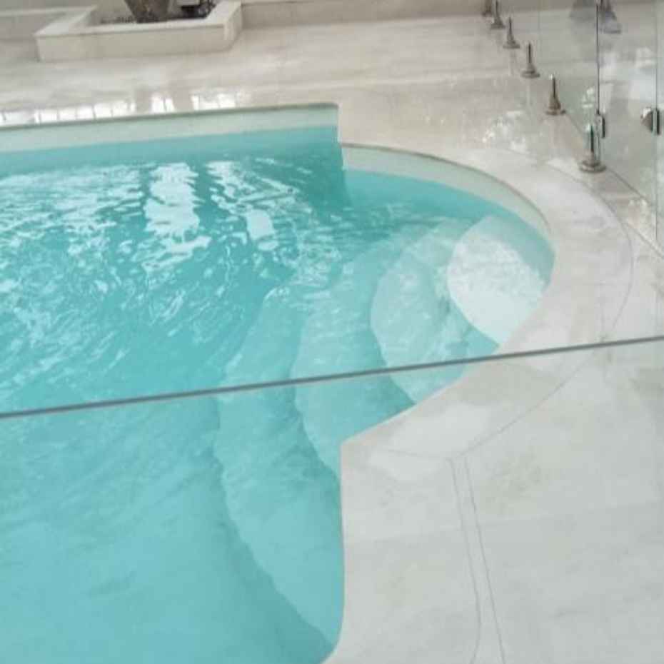EGM 500 White Glass Mosaic | Prime Swimming Pool White Tiles